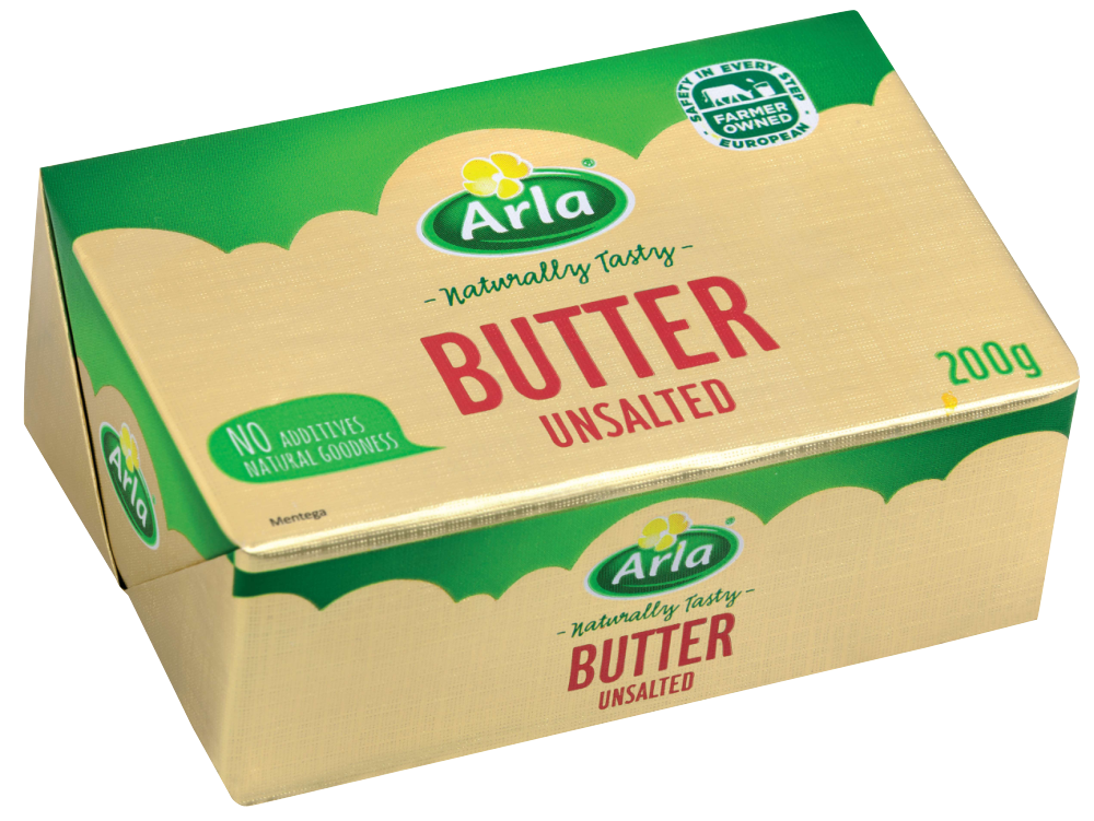 Arla Unsalted Butter 200g | Arla Indonesia